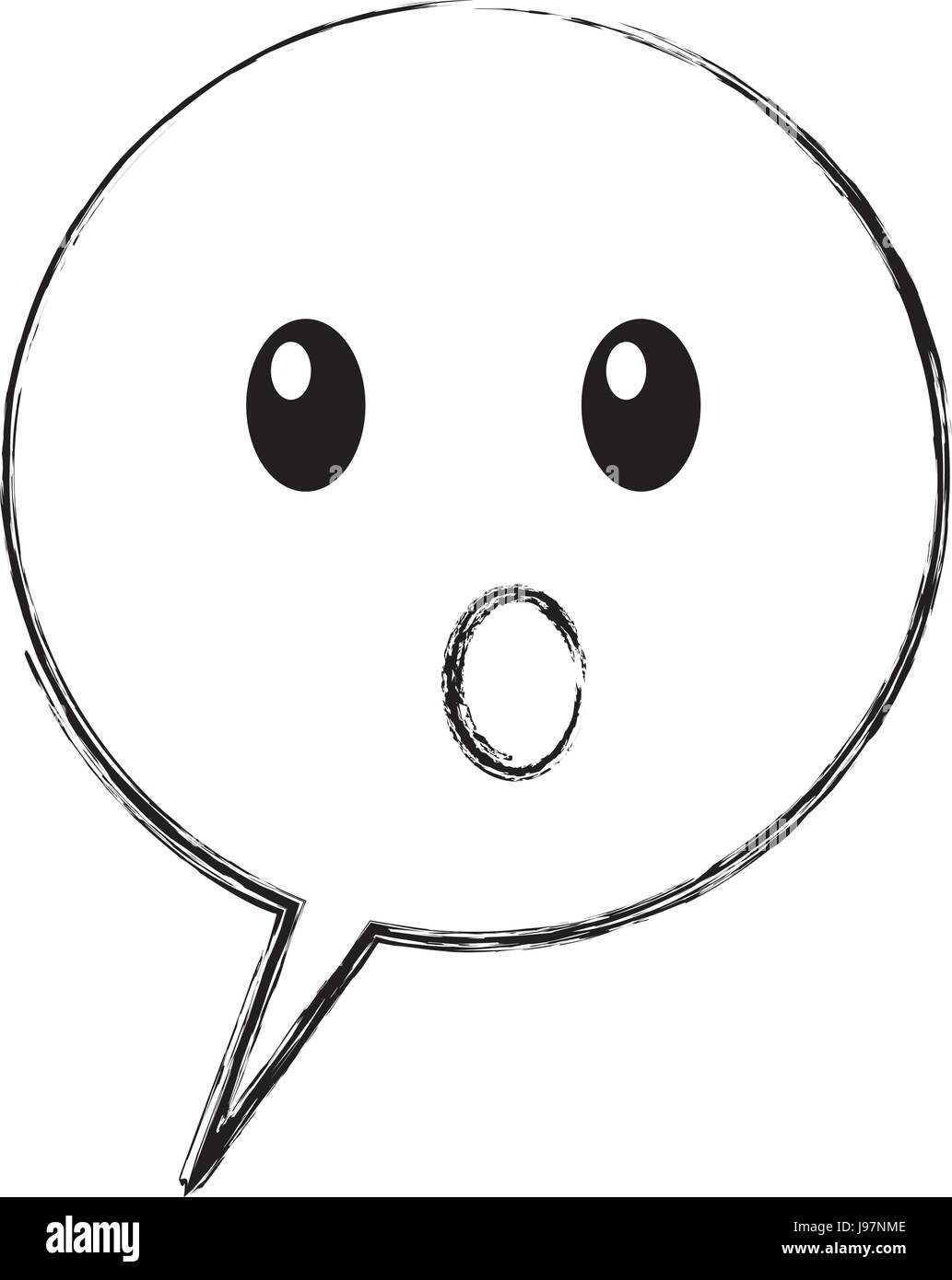 speech bubble confused comic character Stock Vector Image & Art - Alamy