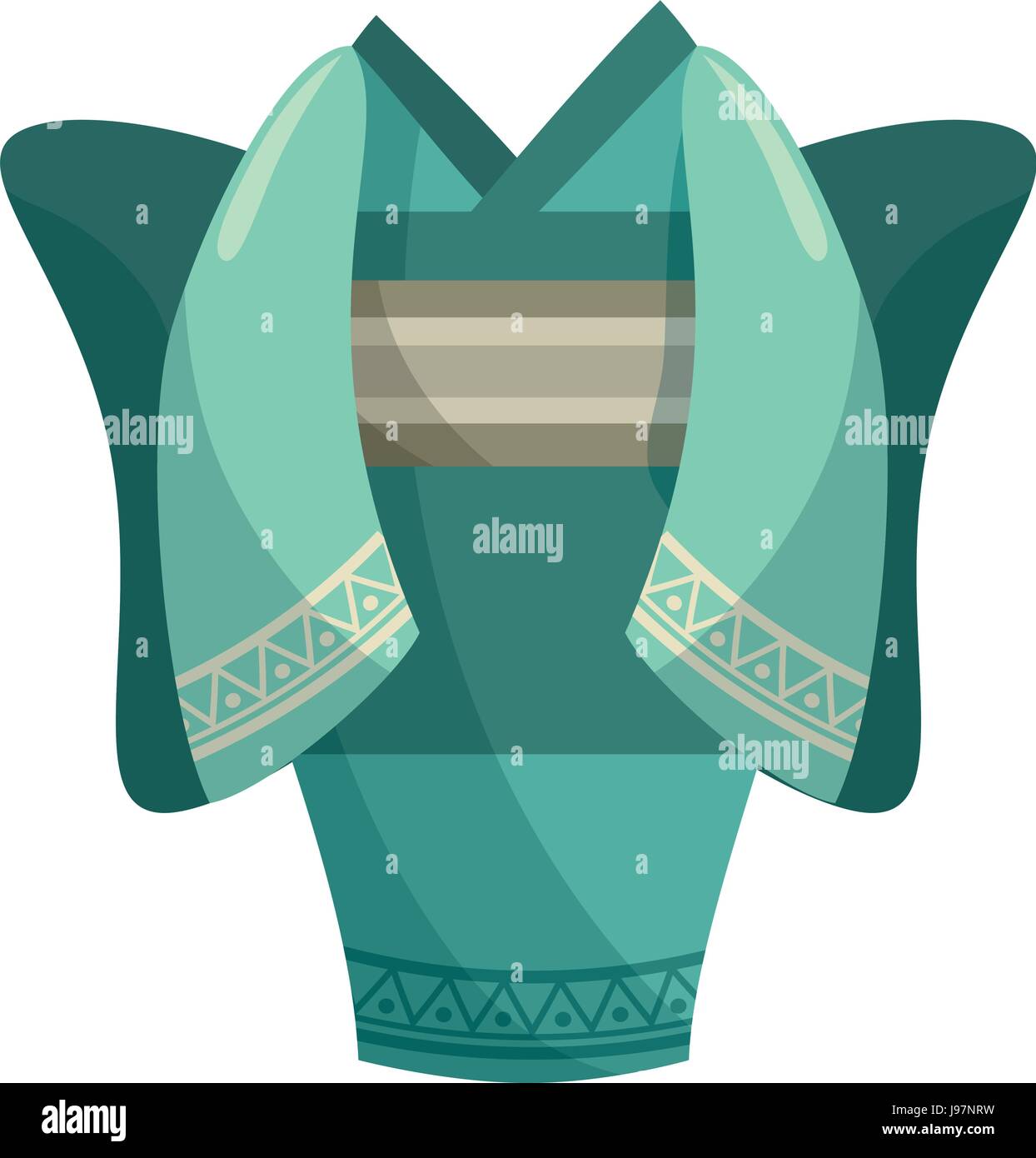 Japanese kimono dress cartoon Stock Vector Image & Art - Alamy