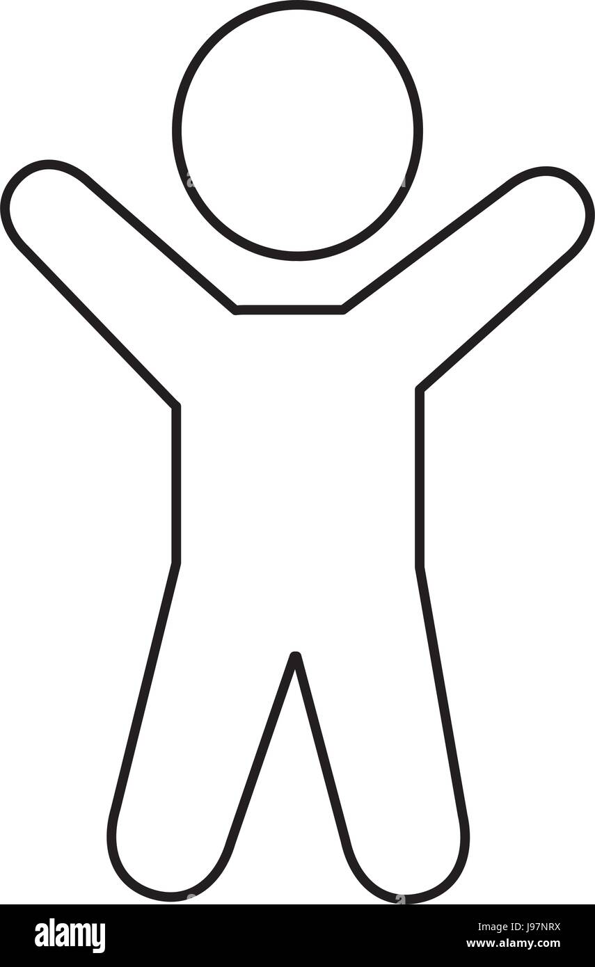 human figure silhouette icon Stock Vector Image & Art - Alamy