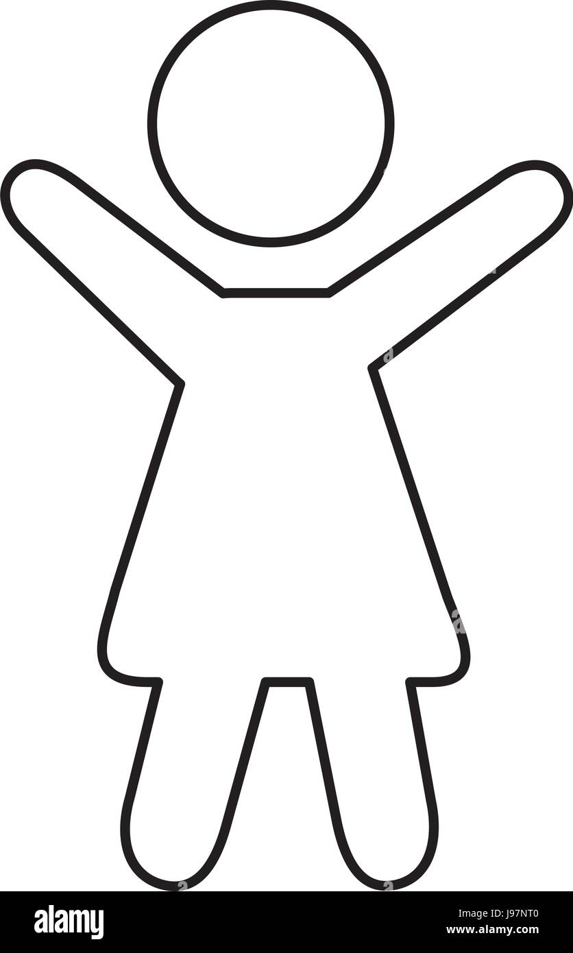 woman human figure silhouette icon Stock Vector Image & Art - Alamy