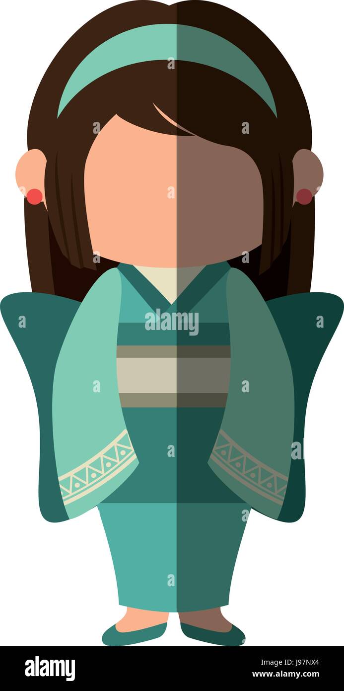 Cute japanese girl cartoon Stock Vector Image & Art - Alamy