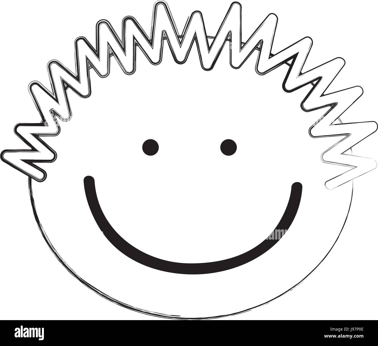 cute boy drawing icon Stock Vector Image & Art - Alamy