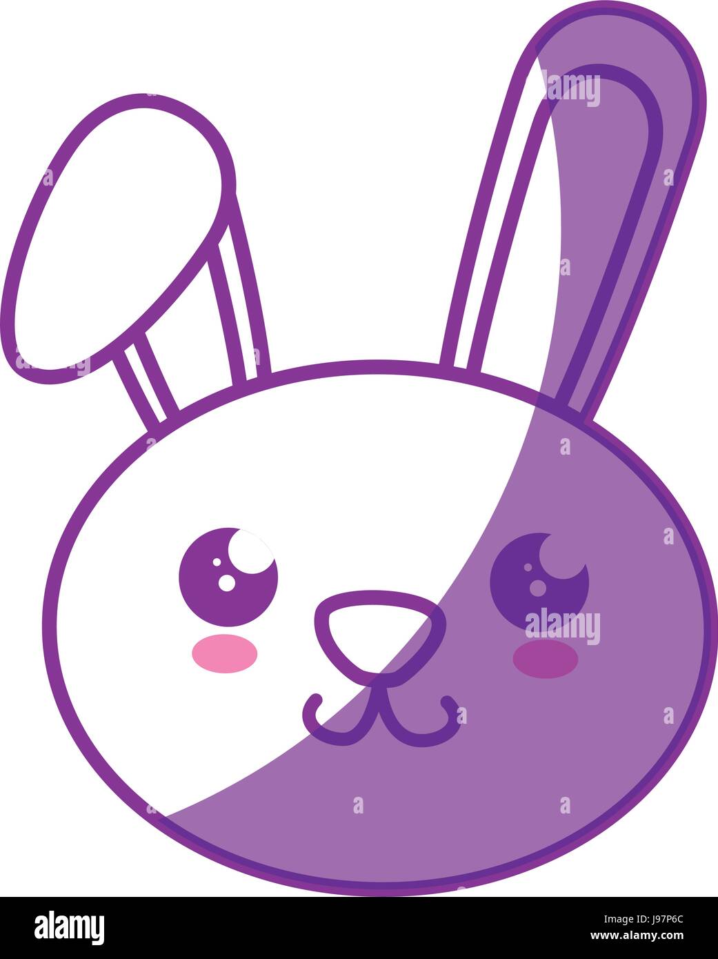 kawaii rabbit icon Stock Vector Image & Art - Alamy