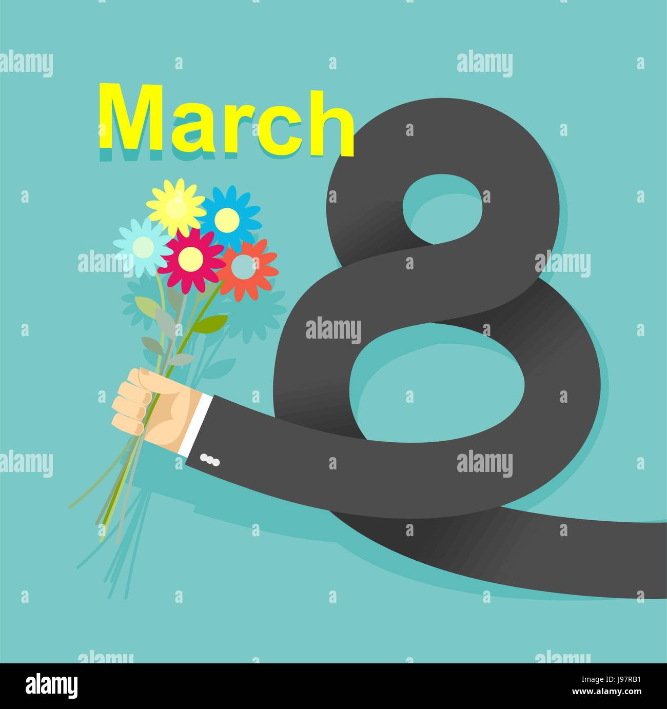 Young stylish businessman holding Stock Vector Images - Alamy