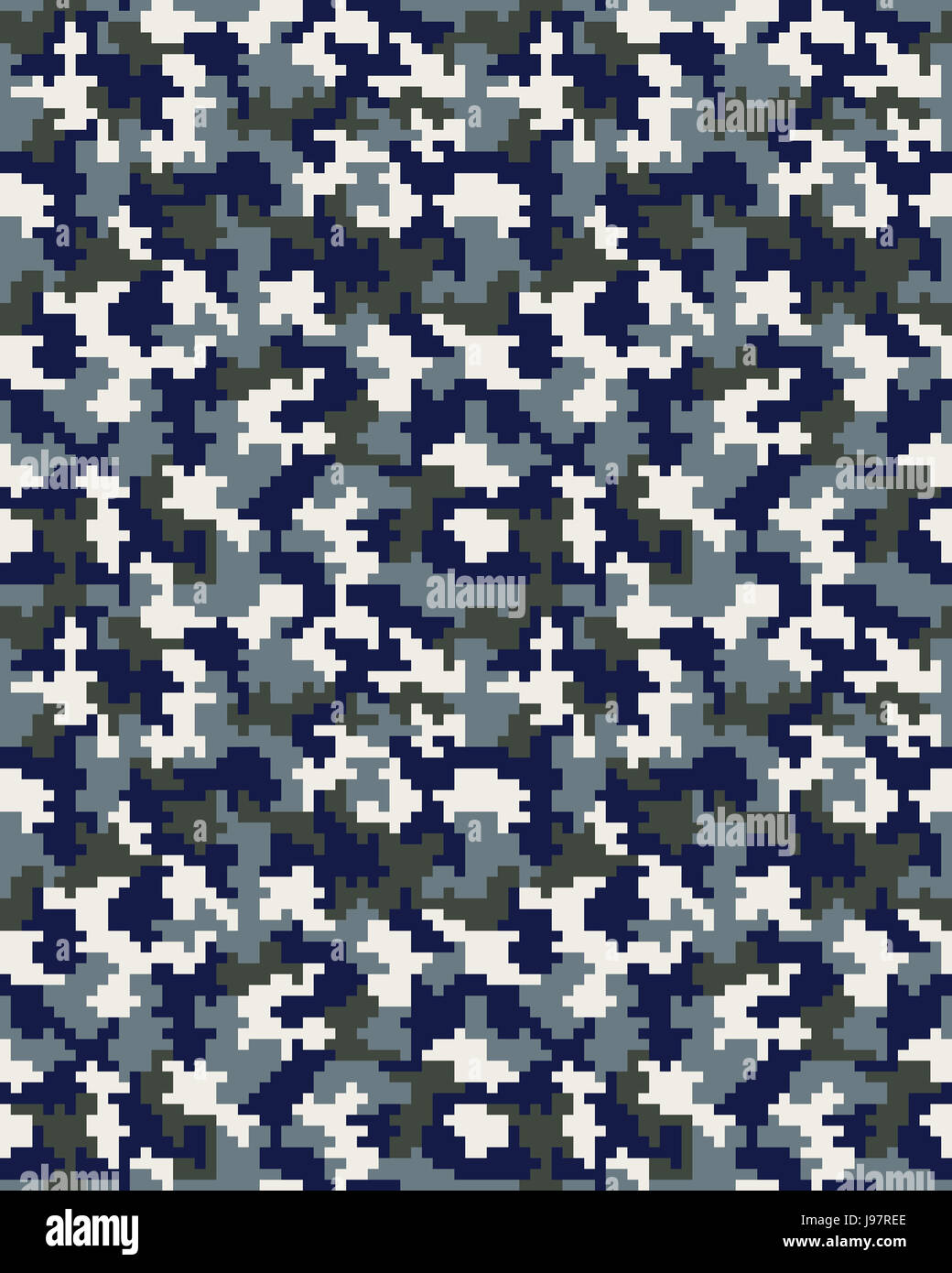 Seamless digital fashion camouflage pattern, vector background Stock ...