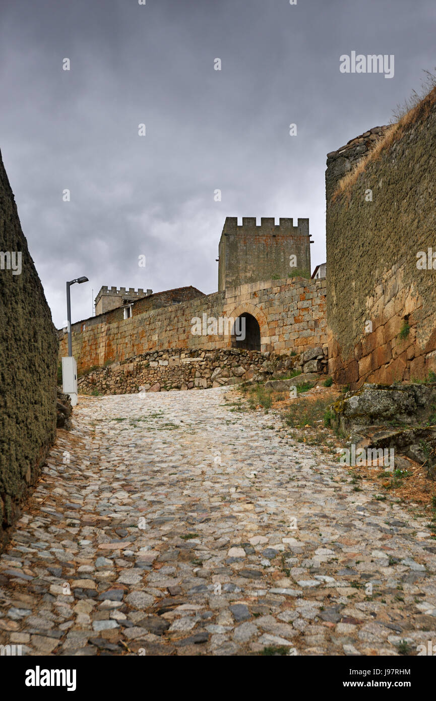 The medieval town and castle of Pinhel. Portugal Stock Photo - Alamy