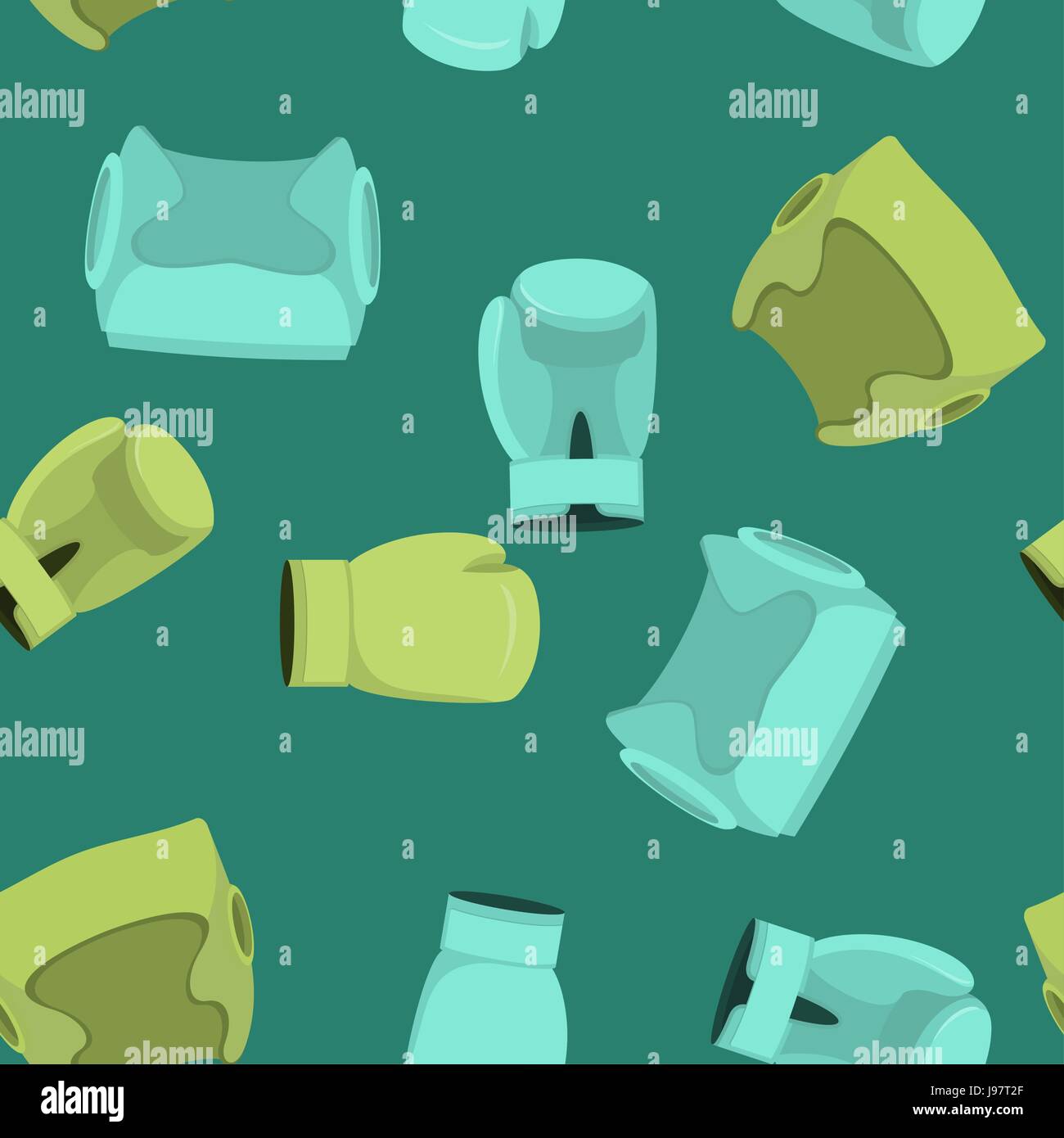 boxing gloves and Boxing helmet Seamless Pattern, sport background ...