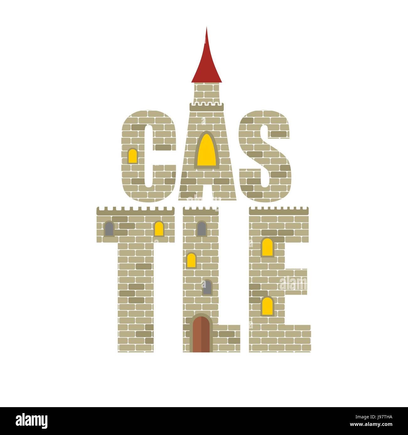 Gothic block letters Stock Vector Images - Alamy