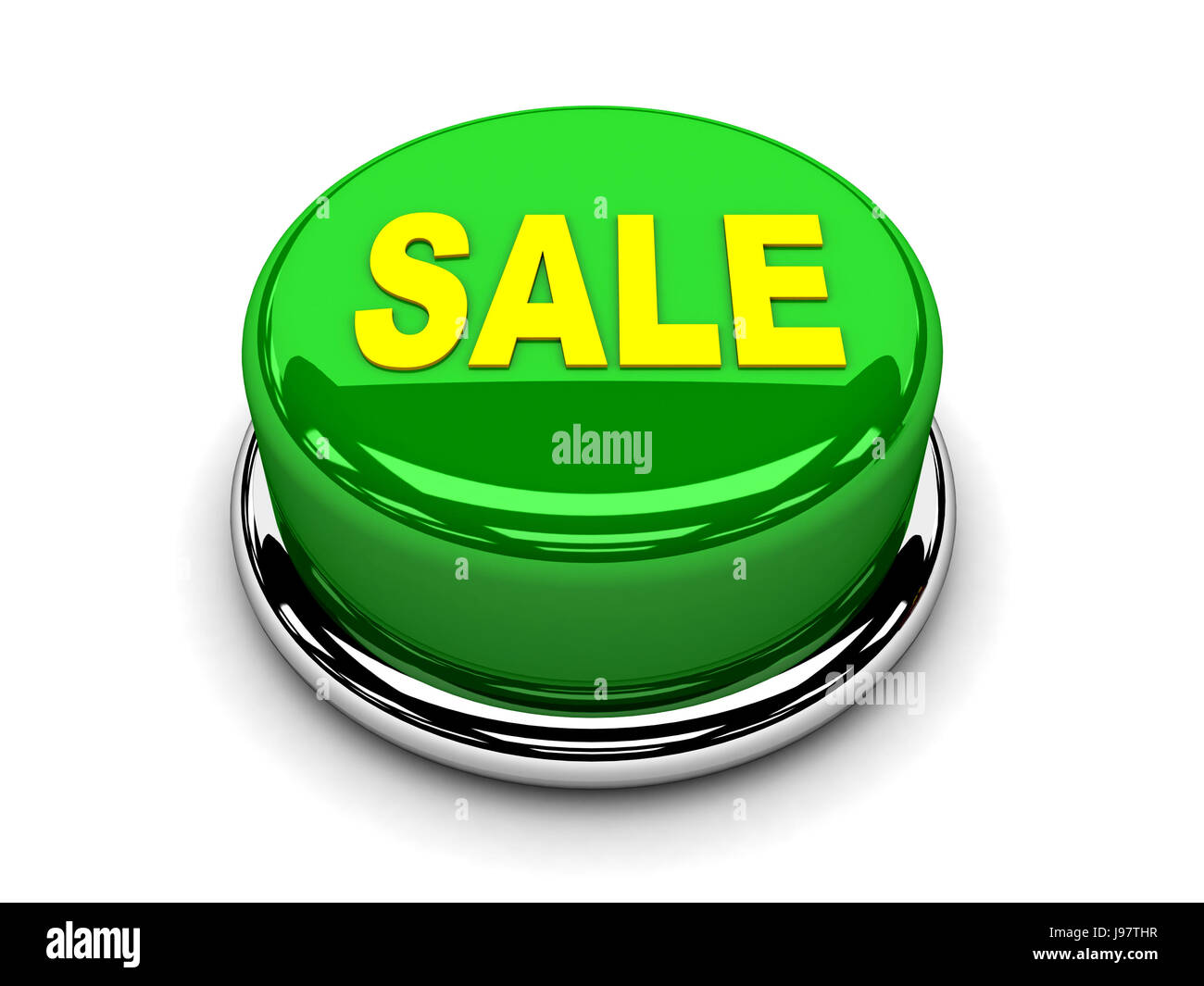 3d button green sale start push Stock Photo - Alamy