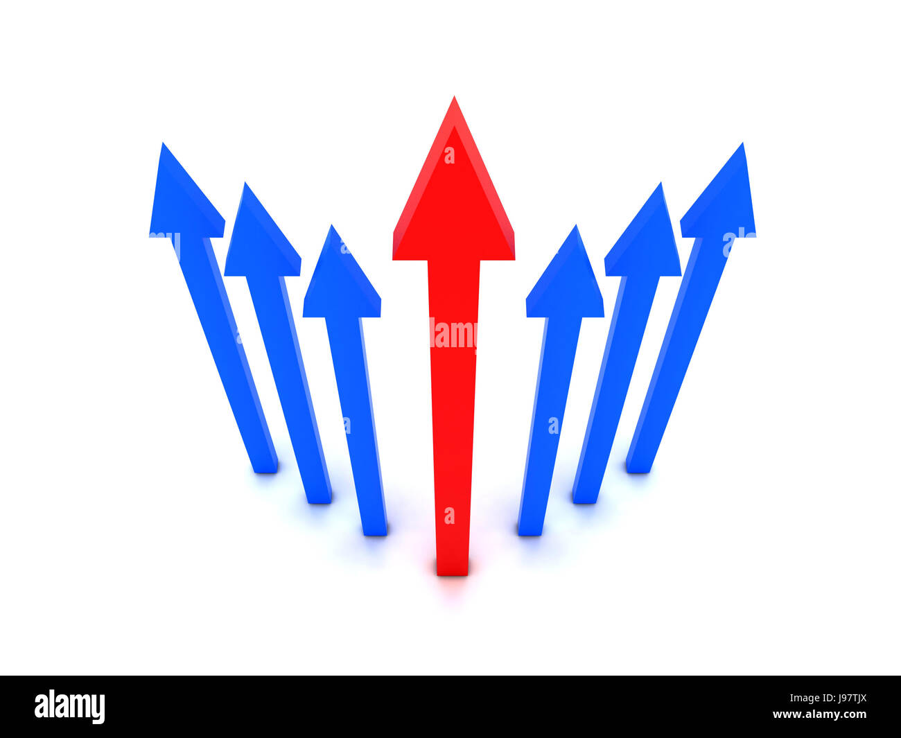 Red arrow 3d curve hi-res stock photography and images - Alamy