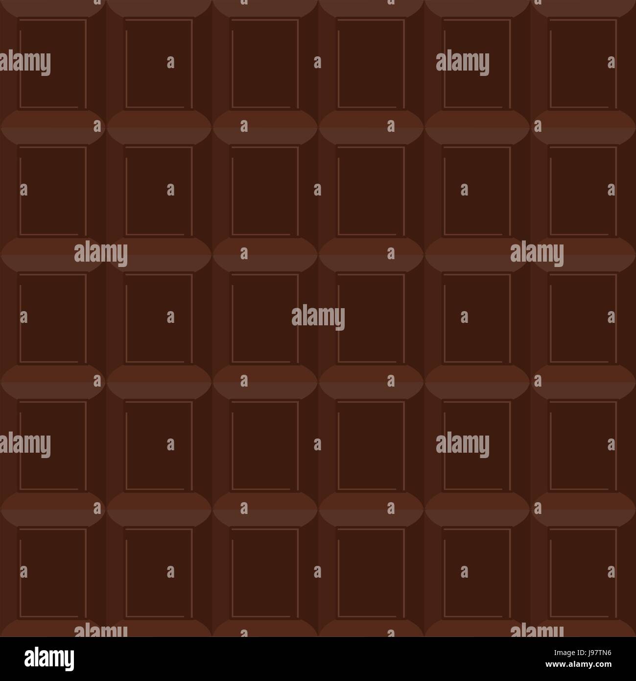 Chocolate seamless pattern. Vector texture is of bittersweet chocolate ...
