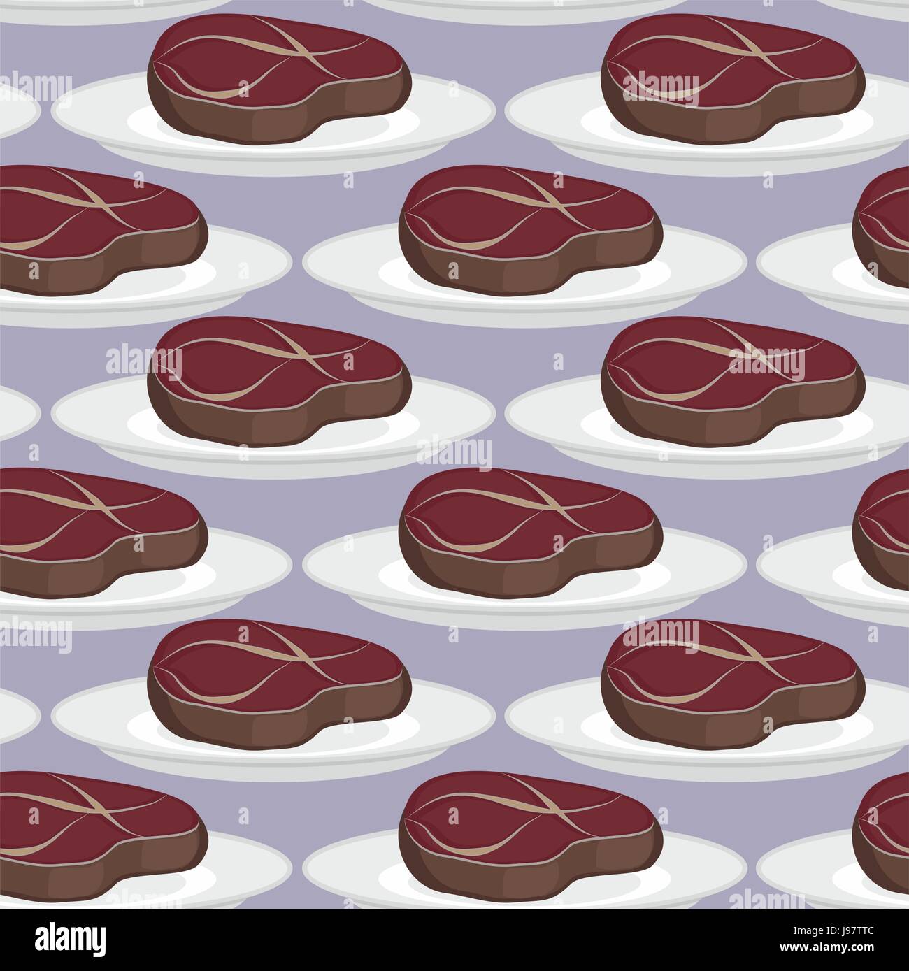 Cartoon steak beef delicious plate hi-res stock photography and images ...