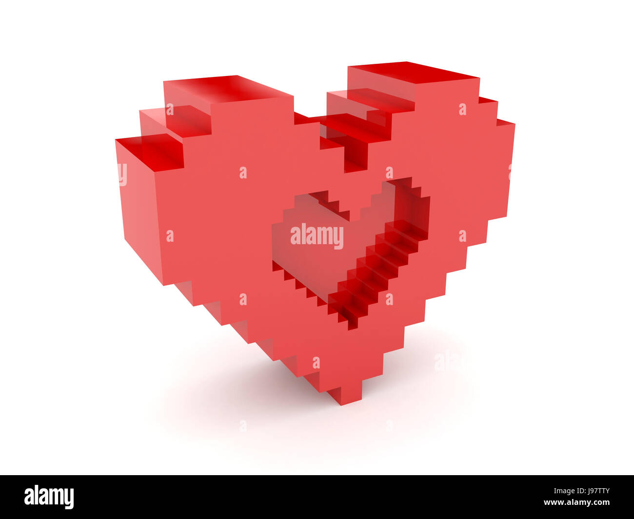 Red heart web icon Cut Out Stock Images & Pictures - Alamy