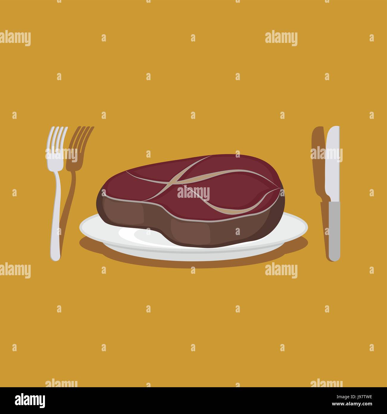 Prime rib dining Stock Vector Images - Alamy