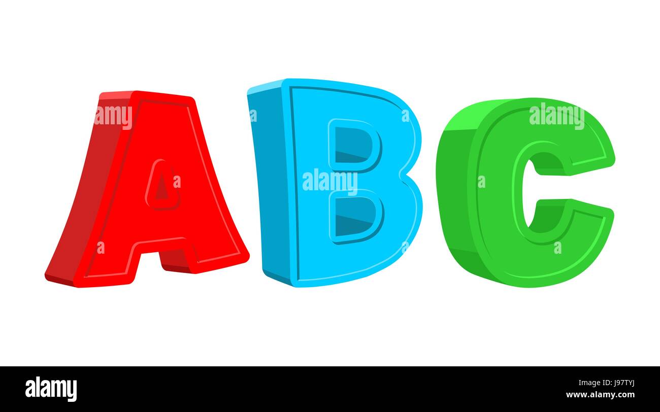 ABC colorful letters. Vector illustration Stock Vector Image & Art - Alamy