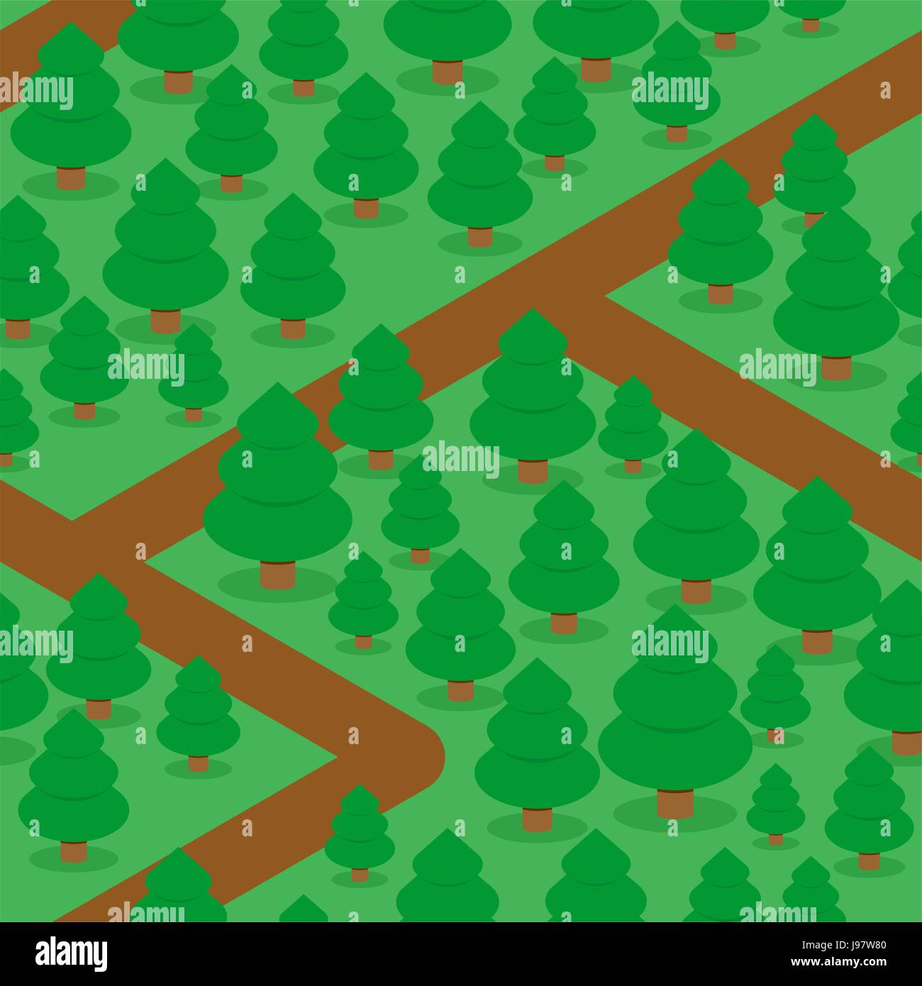 Valley trails Stock Vector Images - Alamy