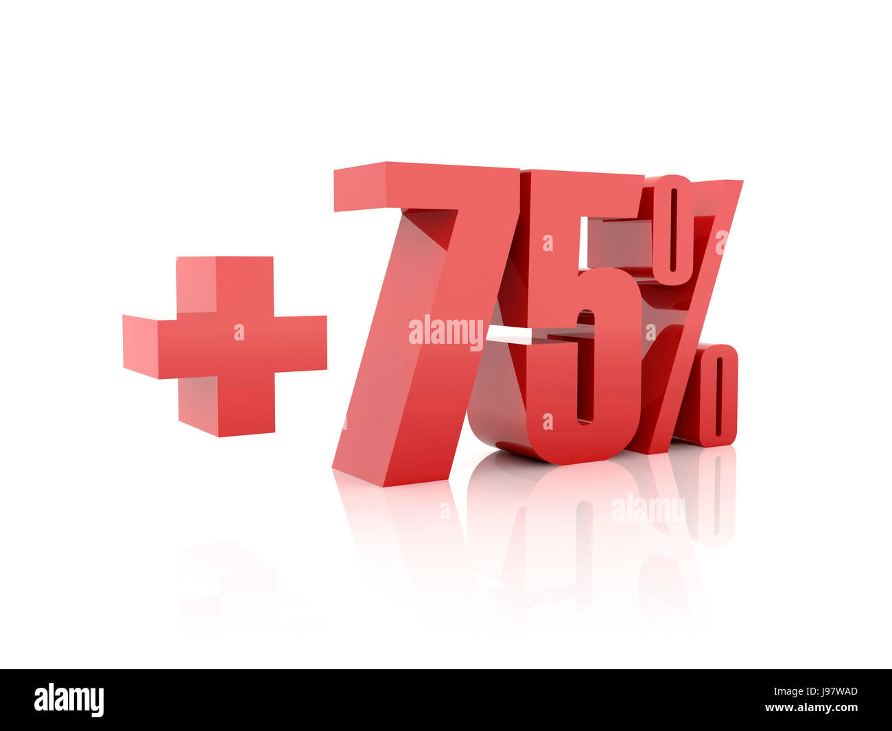 Plus 75 Percent Concept 3D Illustration Stock Photo Alamy plus-75-percent-concept-3d-illustration-stock-photo-alamy