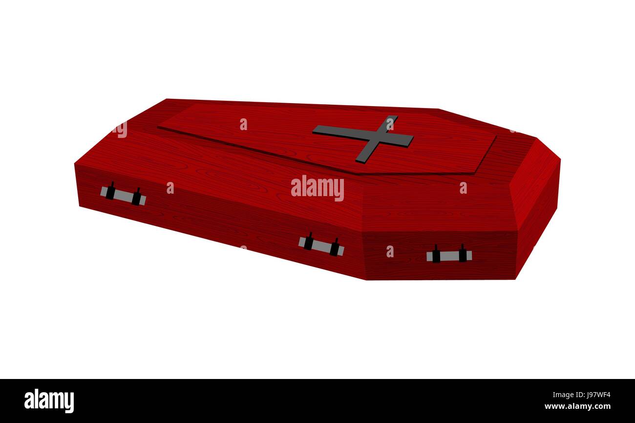 Coffin top view Stock Vector Images - Alamy