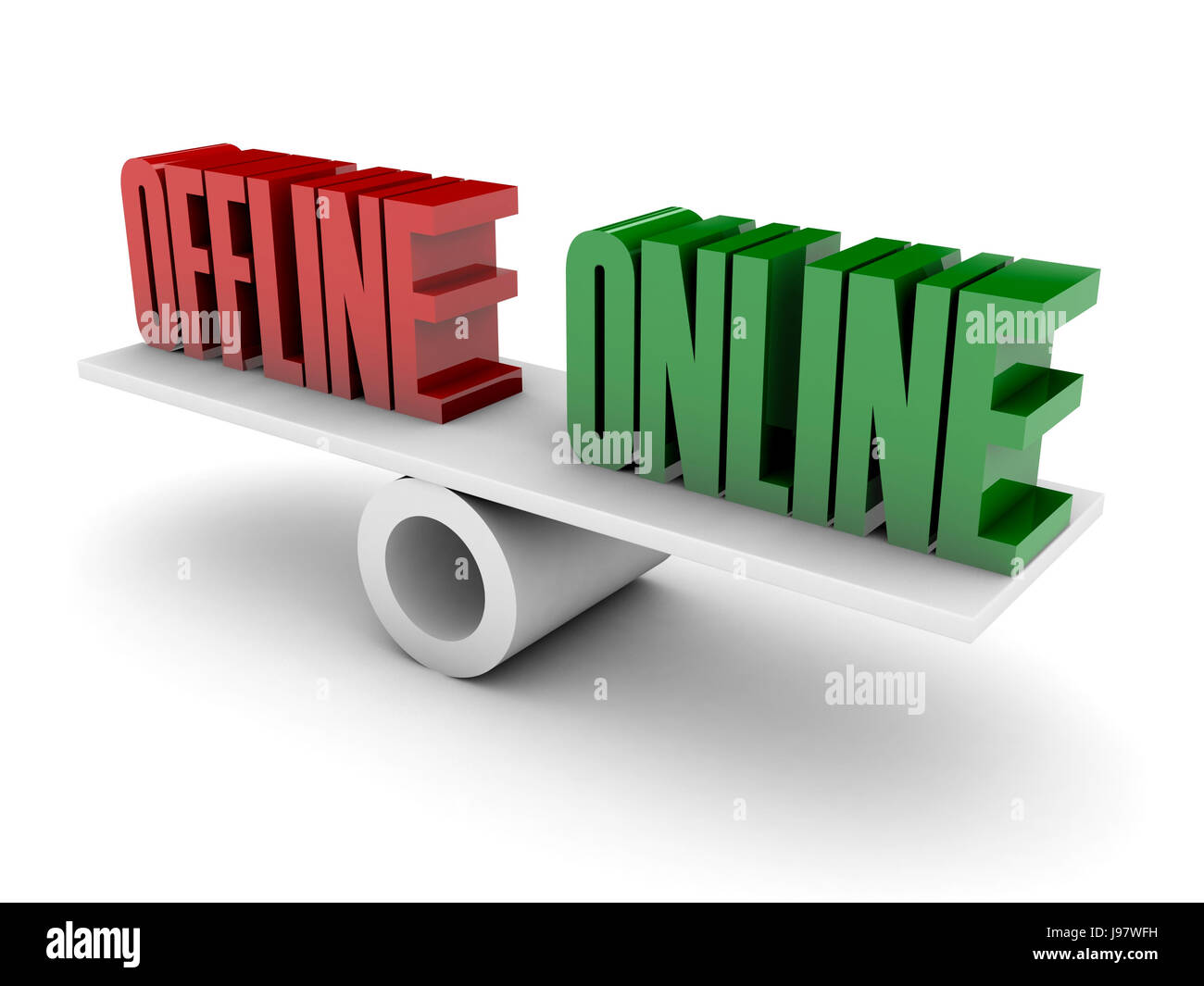 Offline word hi-res stock photography and images - Alamy