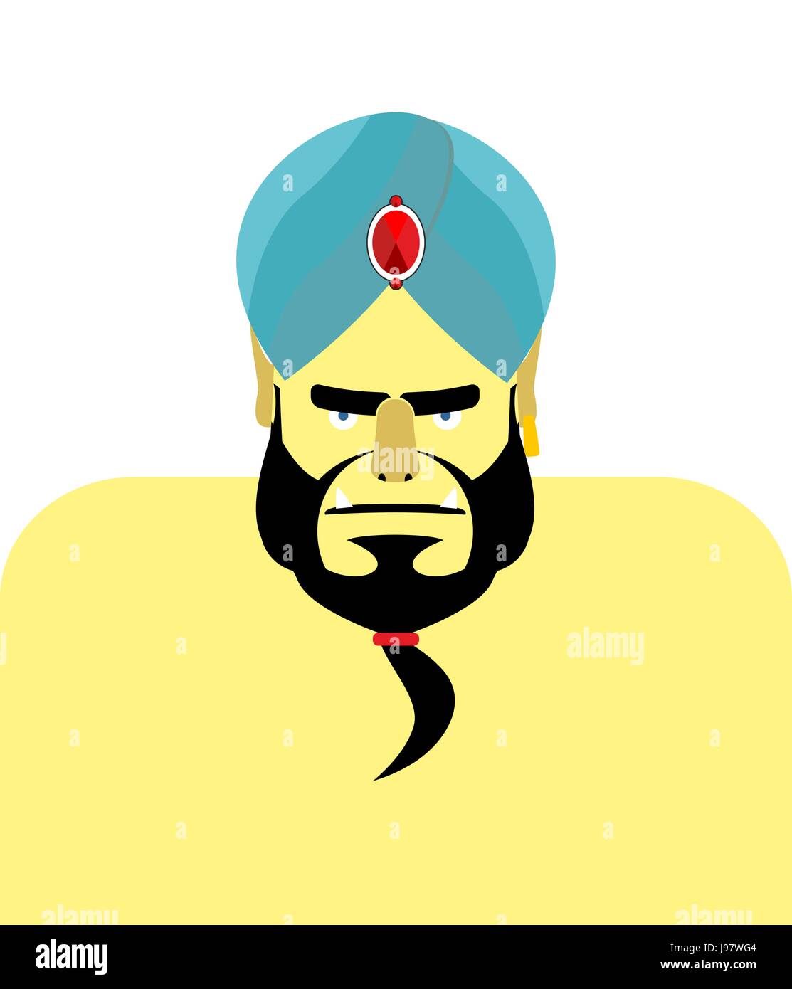 Angry arabic man with beard hi-res stock photography and images - Alamy