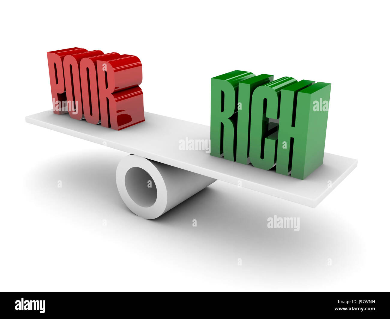 Poor balance Cut Out Stock Images & Pictures - Alamy