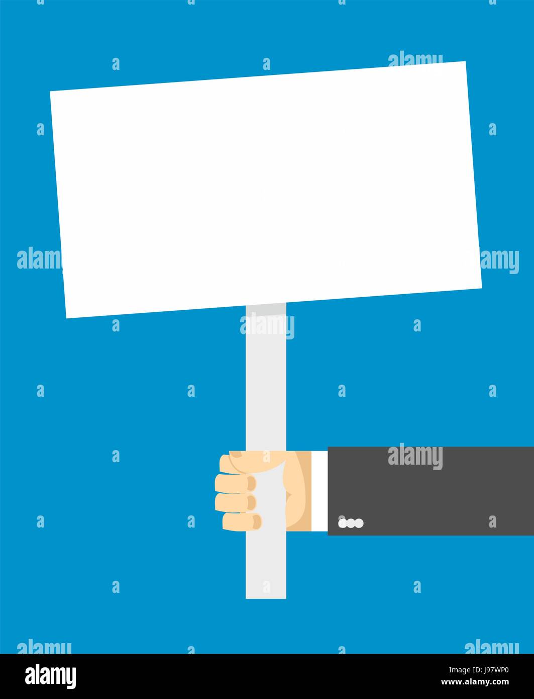 hands holding a sign Stock Vector Image & Art - Alamy