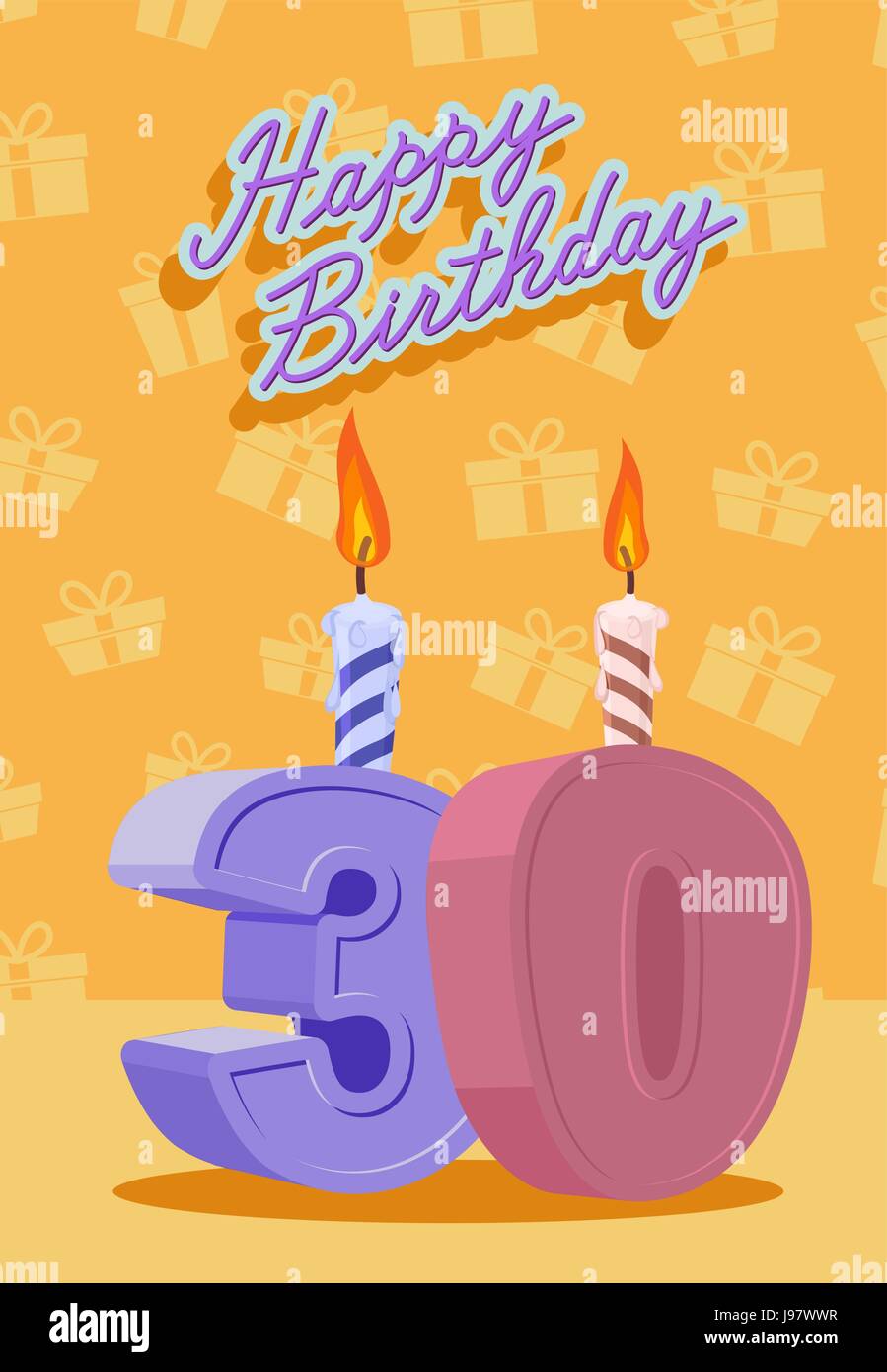 For 30 years Stock Vector Images - Alamy