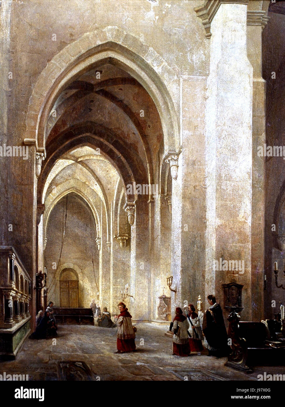 The Trierer Dom, also known as the Cathedral of Trier, is depicted in ...