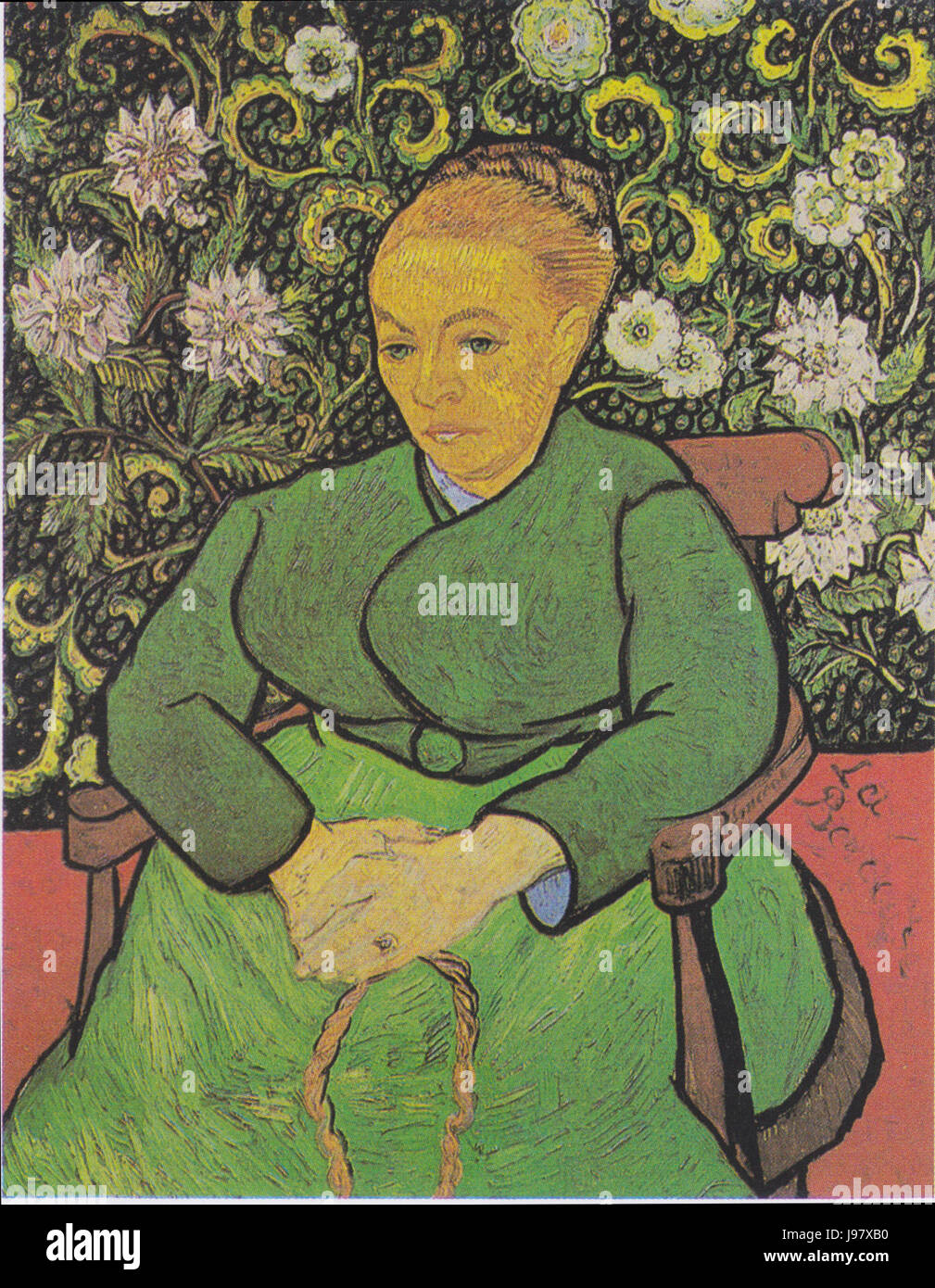 Van Gogh La Berceuse (Augustine Roulin)1 Stock Photo - Alamy