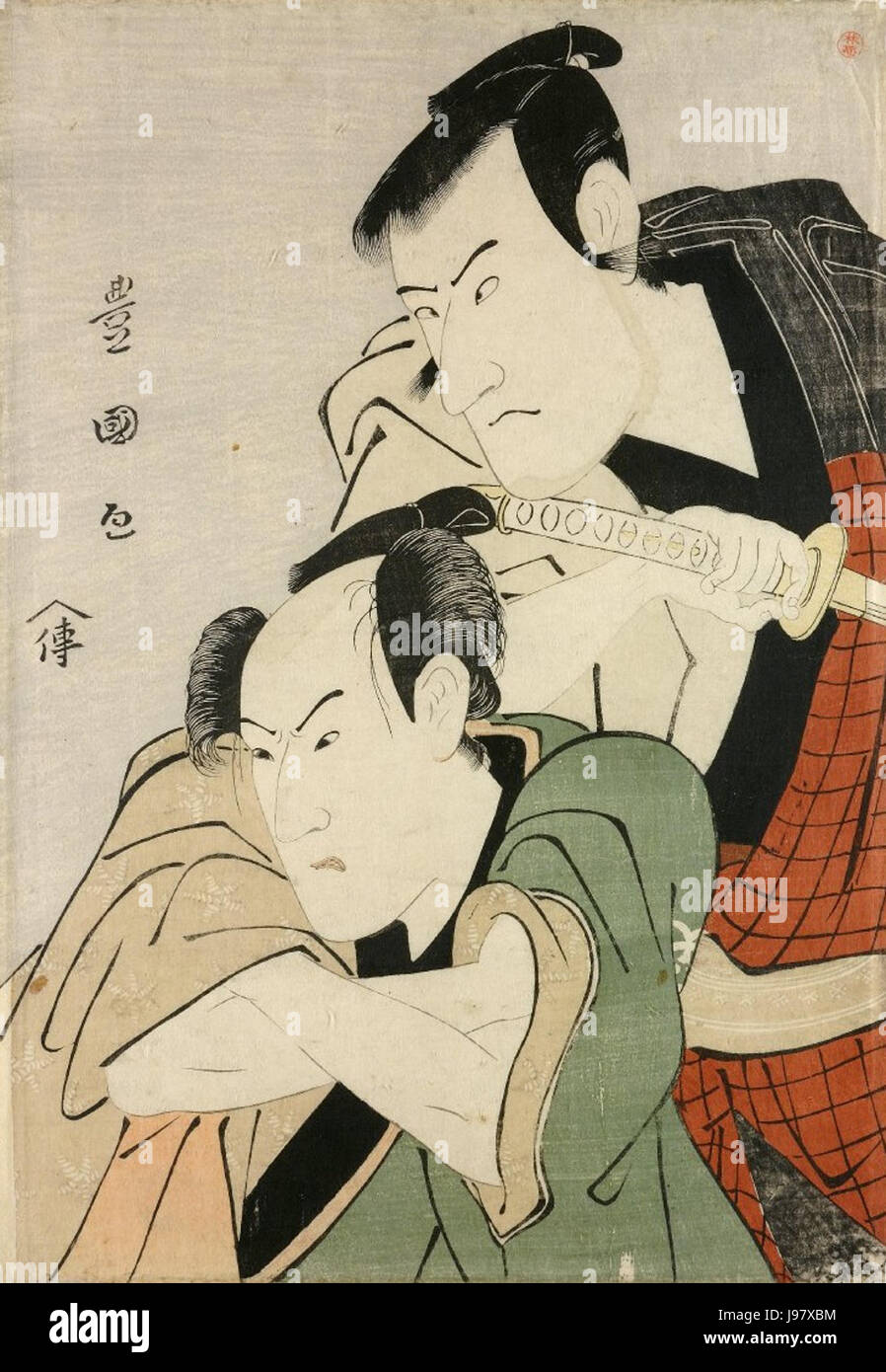 Kabuki theater utagawa toyokuni hi-res stock photography and images - Alamy