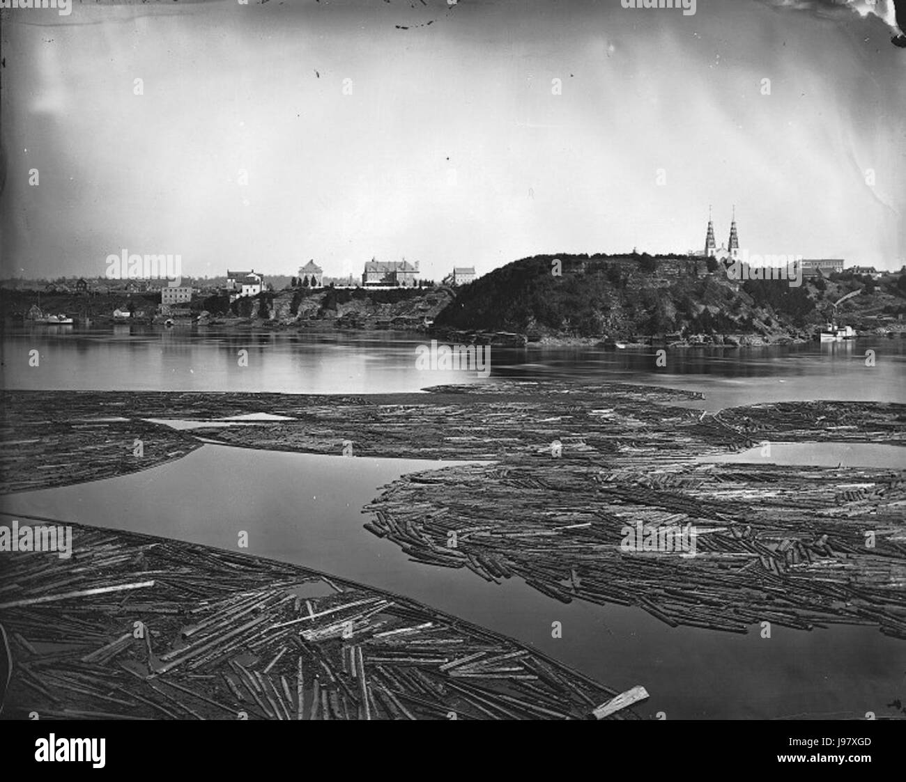 Lumber industry 19th century hi-res stock photography and images - Alamy