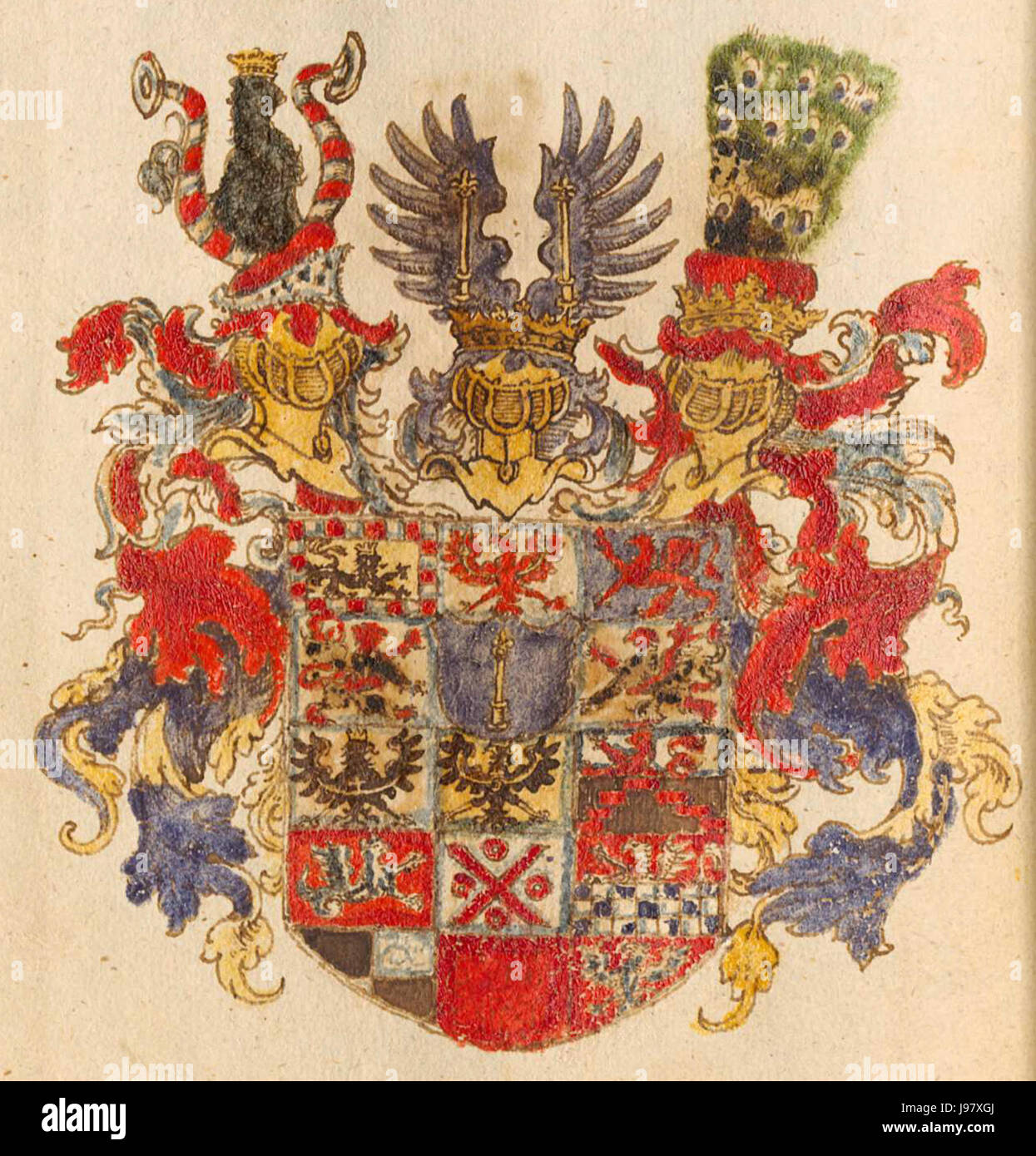 The Wappen from 1594 refers to a historical coat of arms, preserved in ...