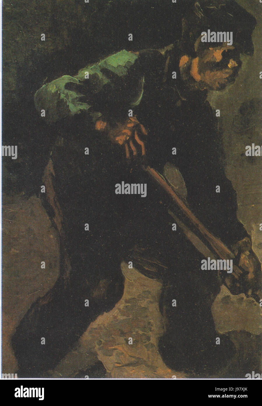 'Van Gogh Bauer beim Umgraben' is a work by Vincent van Gogh, depicting ...