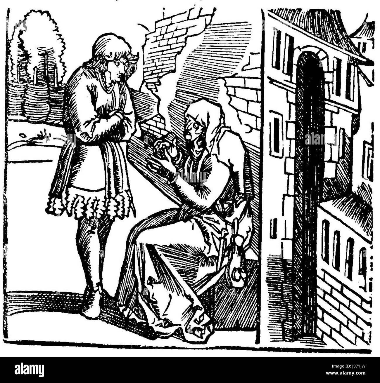 Reynard fox medieval Black and White Stock Photos & Images - Alamy