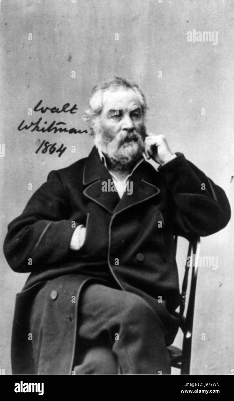 Walt whitman leaves of grass Black and White Stock Photos & Images - Alamy