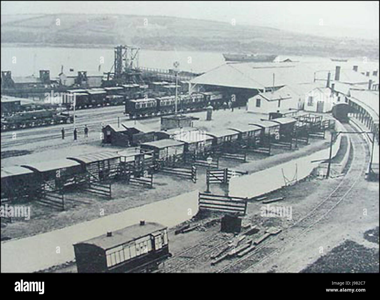 Neyland Railway Station Stock Photo - Alamy