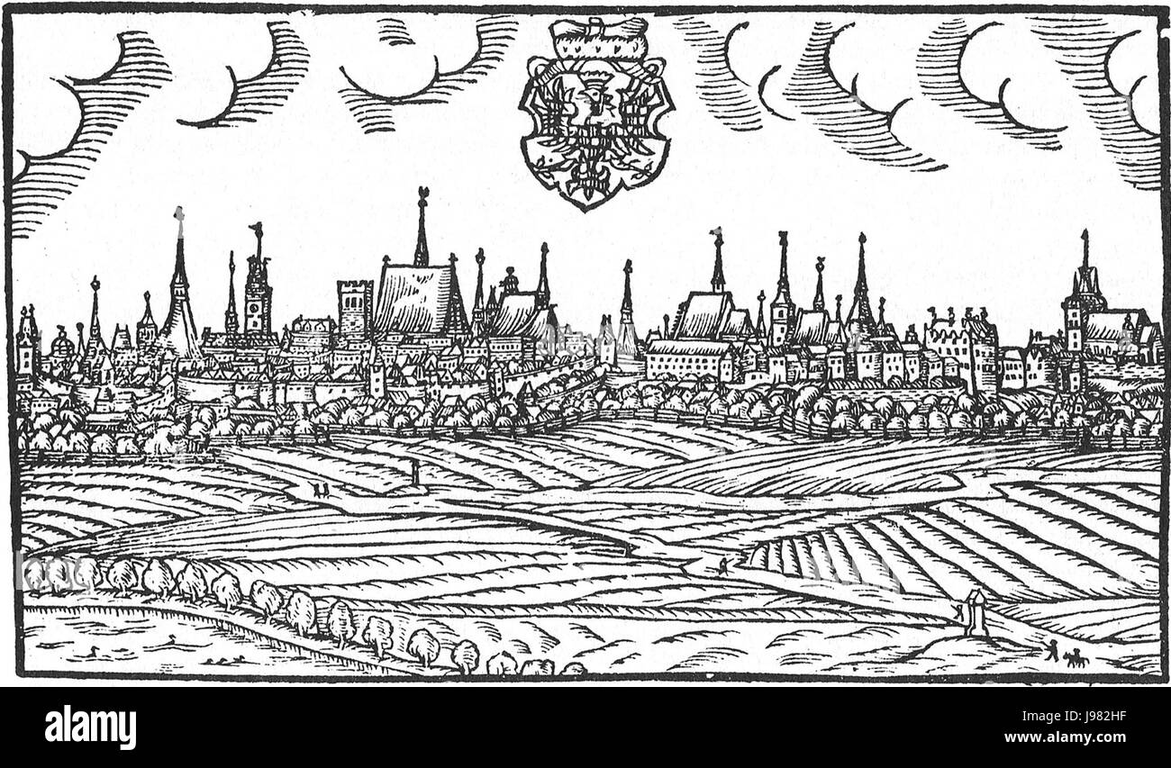 Olomouc 1593 Willenberg Stock Photo - Alamy