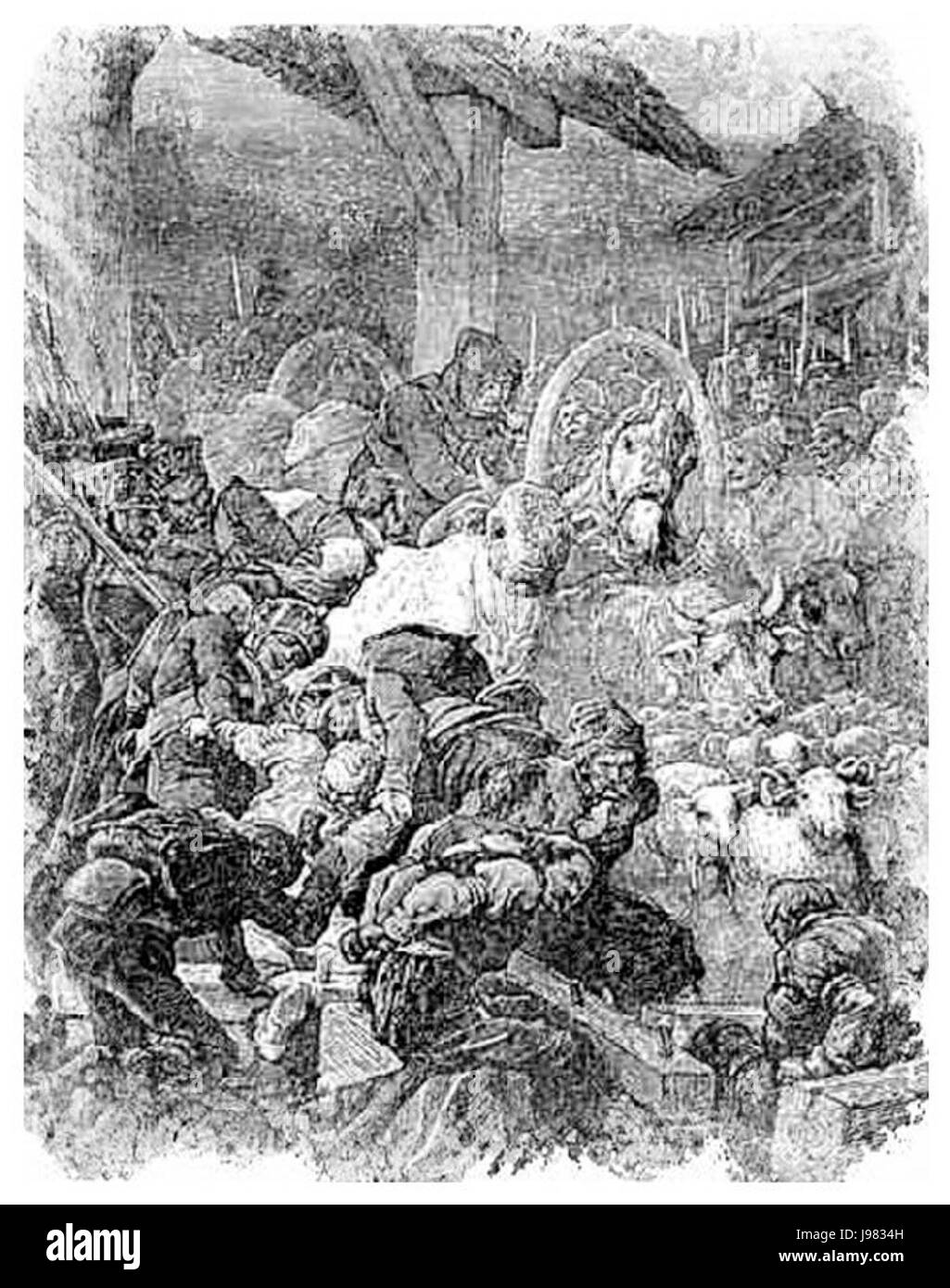 Page 9 and 11 from 'Pan Tadeusz', an epic poem by Adam Mickiewicz, a ...