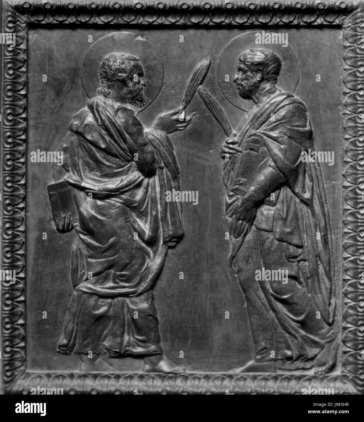 Porta dei mariri, formella 04 Stock Photo - Alamy