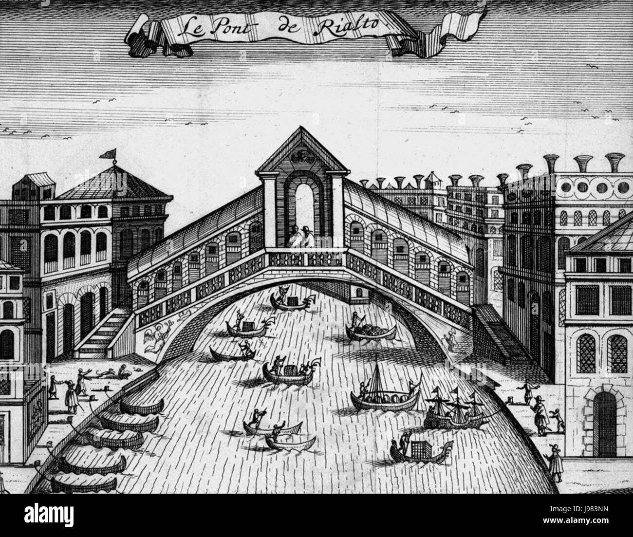 Rialto rialto bridge Black and White Stock Photos & Images - Alamy