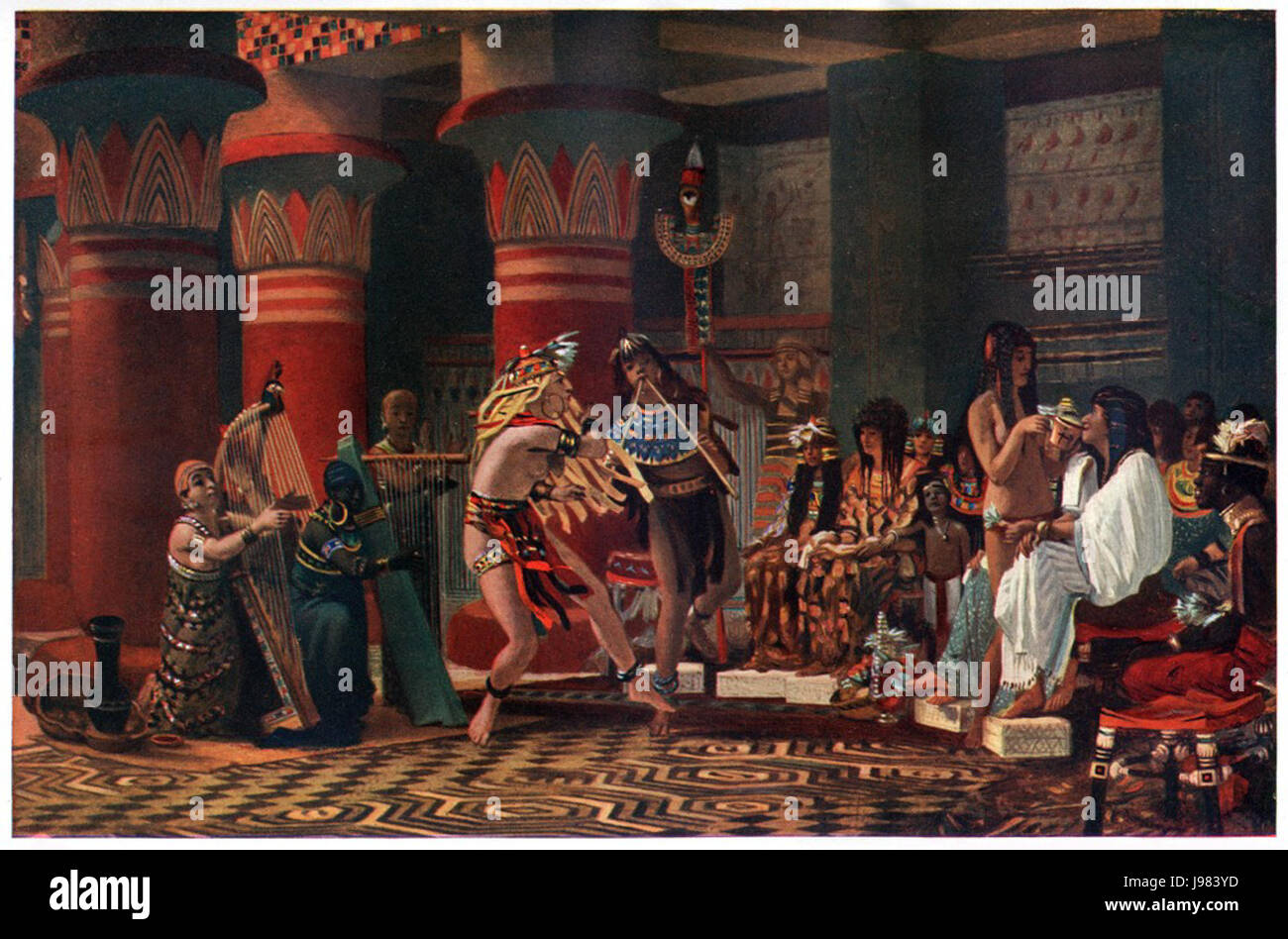 Ancient egypt painting life hi-res stock photography and images - Alamy