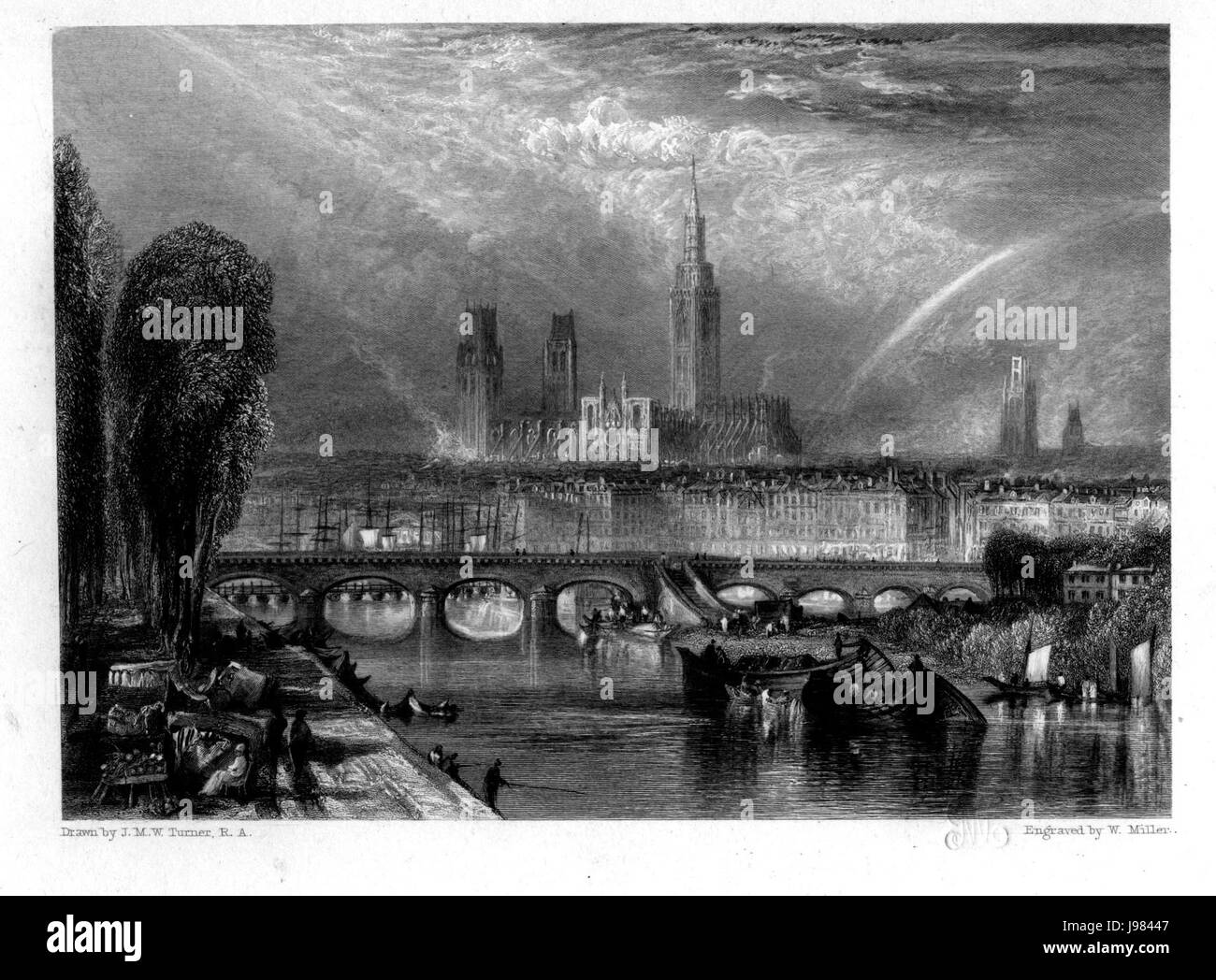 William turner painting Black and White Stock Photos & Images - Alamy