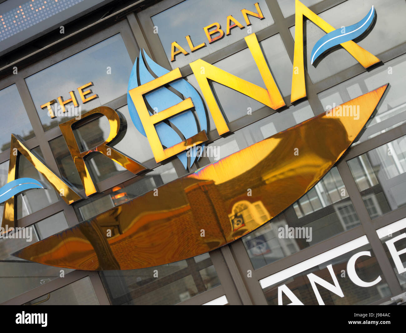 The Alban Arena Stock Photo - Alamy