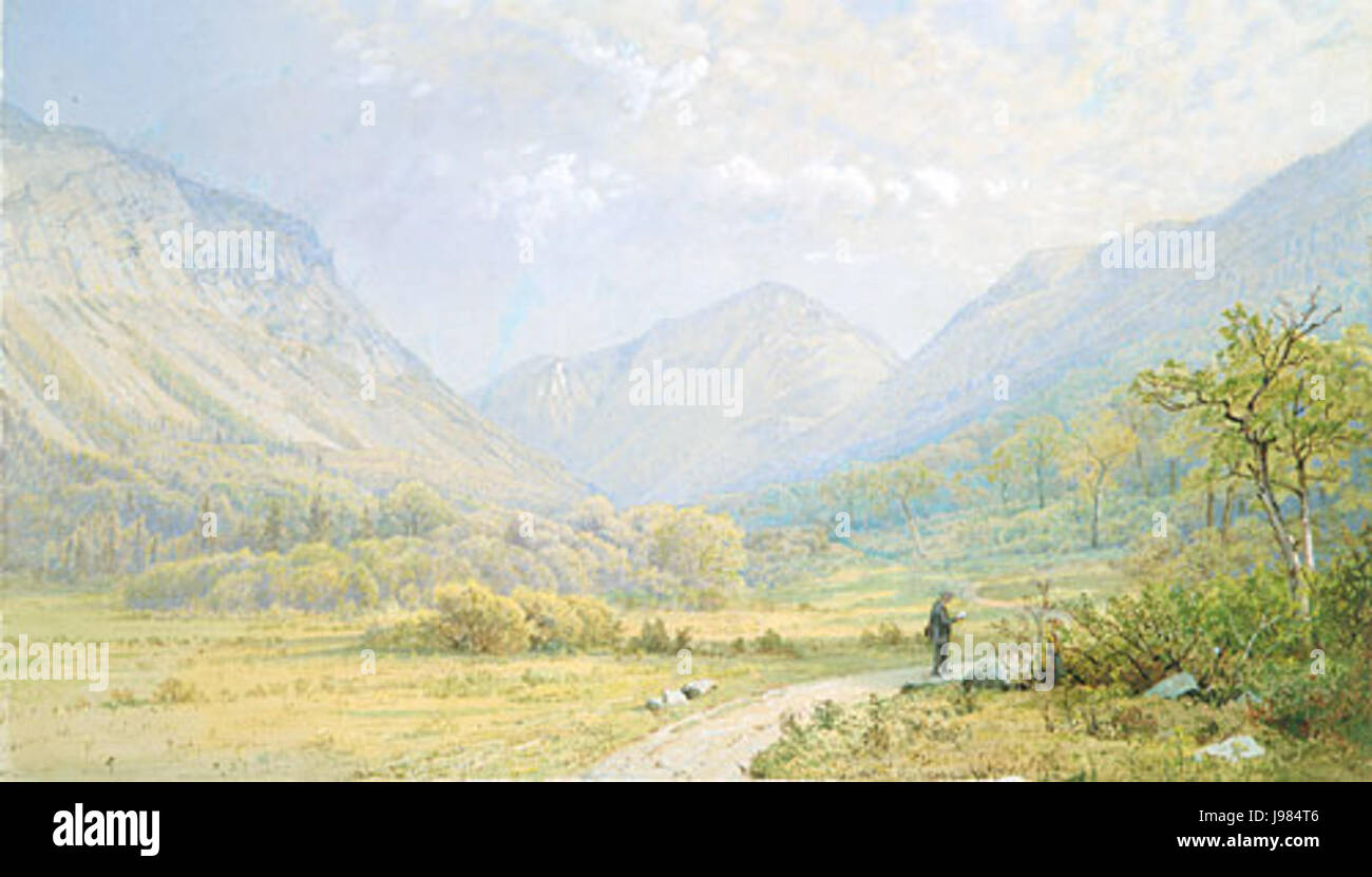 Richards William Trost Franconia Notch New Hampshire Stock Photo - Alamy