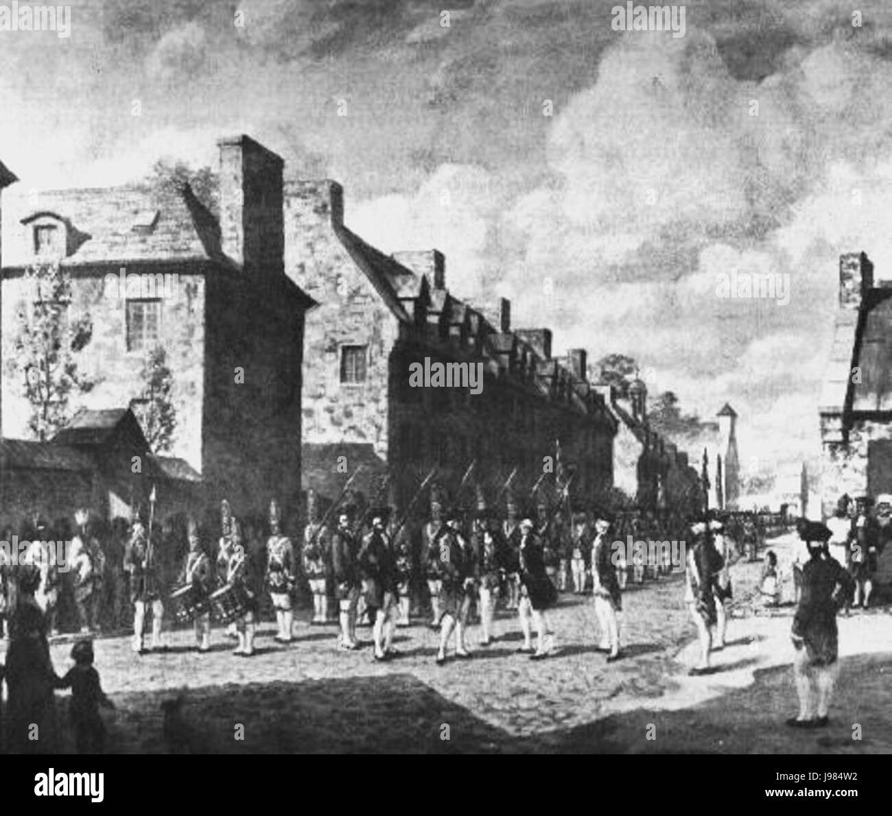 Reddition montreal 1760 Stock Photo - Alamy