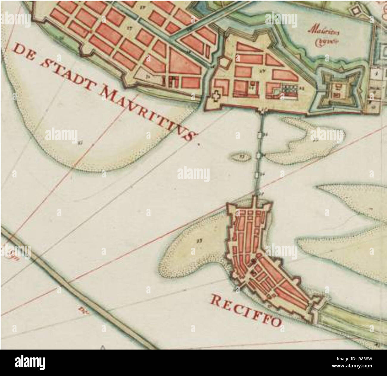 Recife map hi-res stock photography and images - Alamy