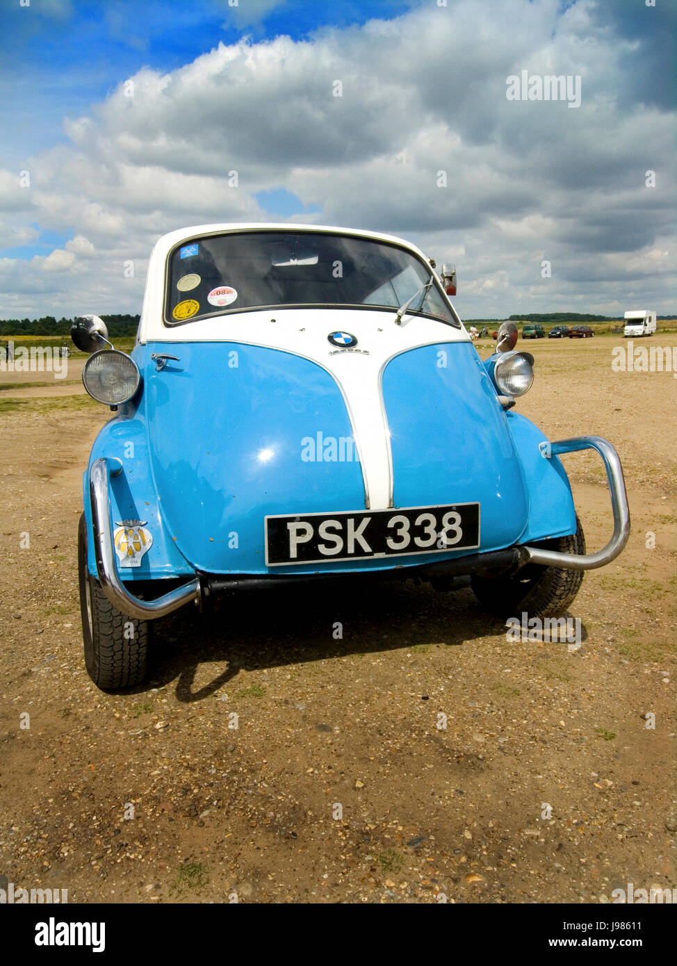 Isetta bubble car blue hi-res stock photography and images - Alamy