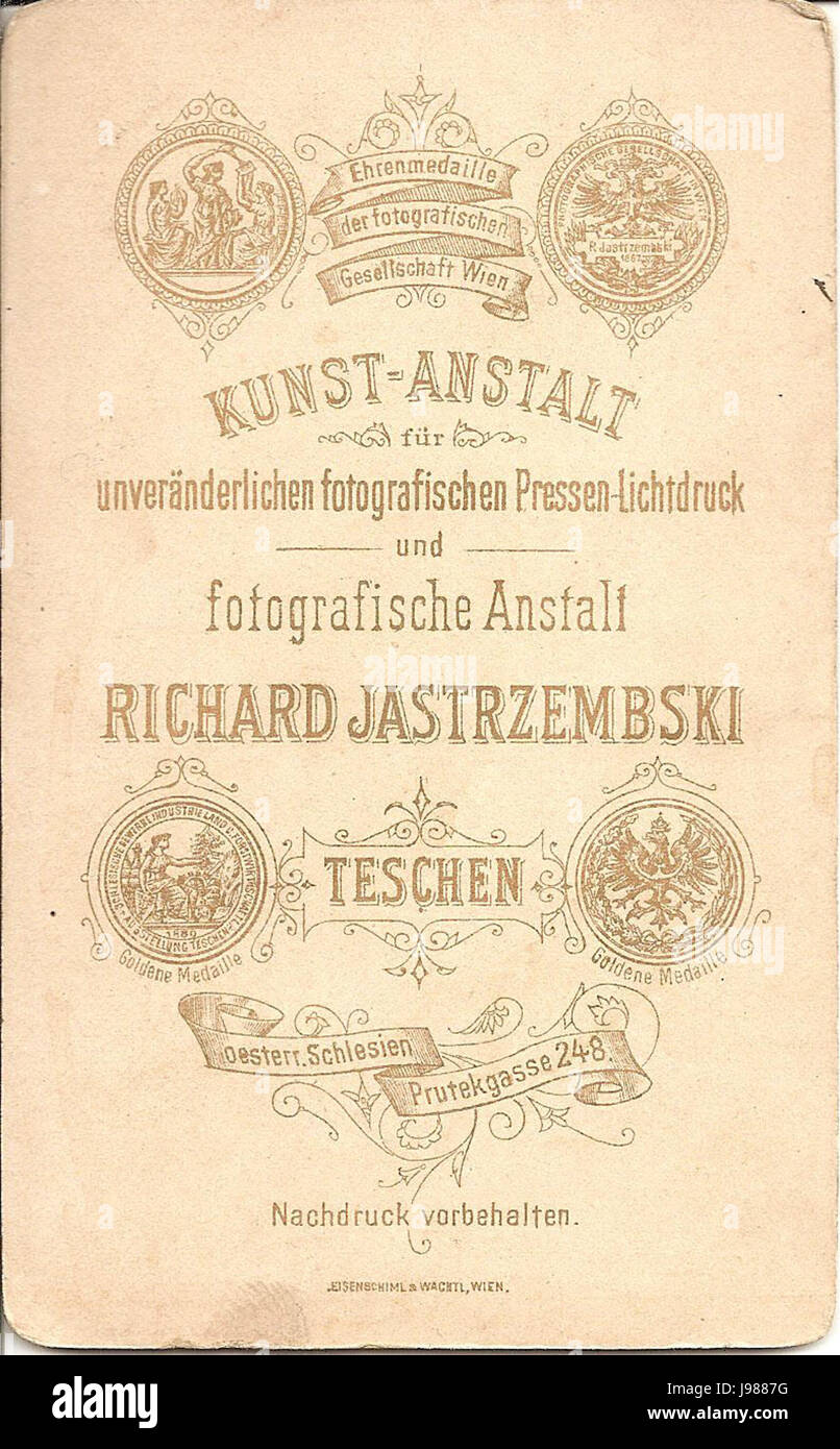 Teschen ca 1897 (2 Stock Photo - Alamy