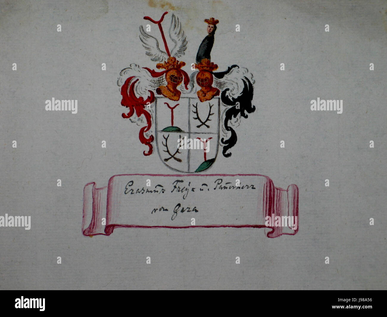 Wappen Erasmus von Gera Stock Photo - Alamy