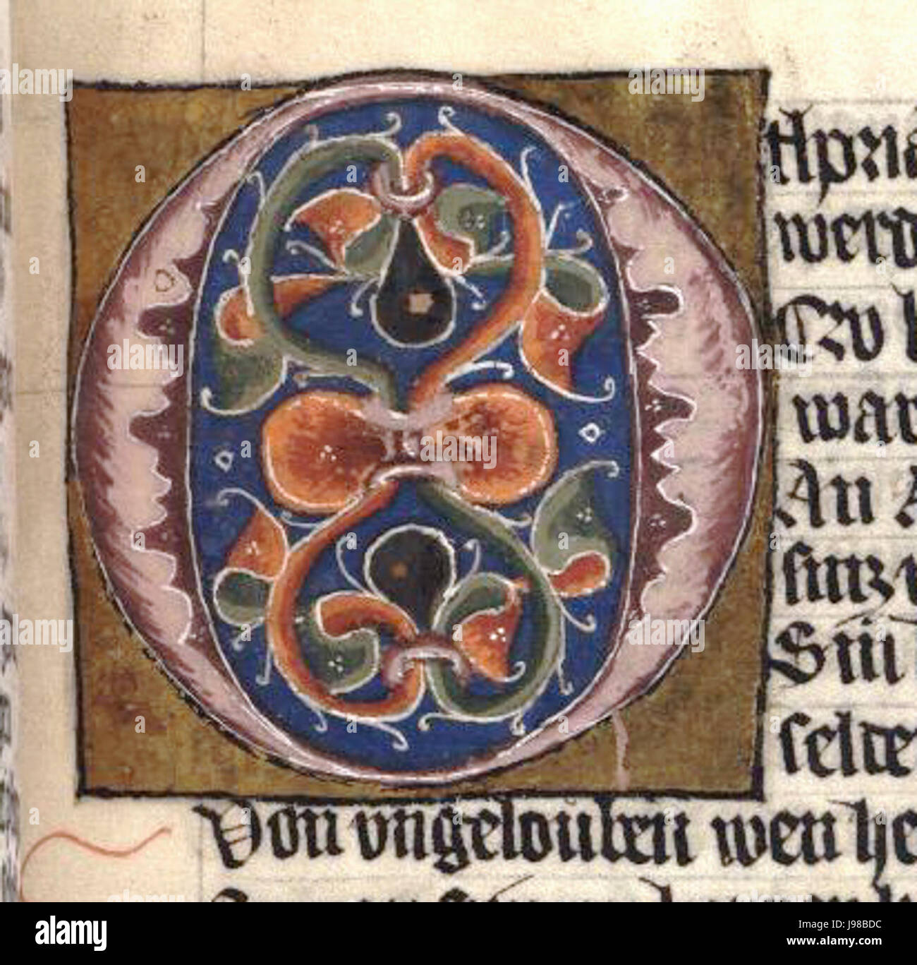 Weltchronik Fulda Aa88 340r detail Stock Photo - Alamy